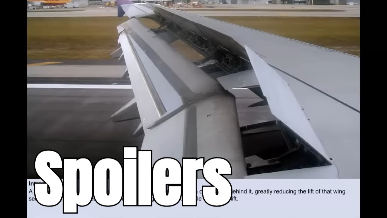 ATPL 081 POF #78: Working Principles of Spoilers on Aircraft ...