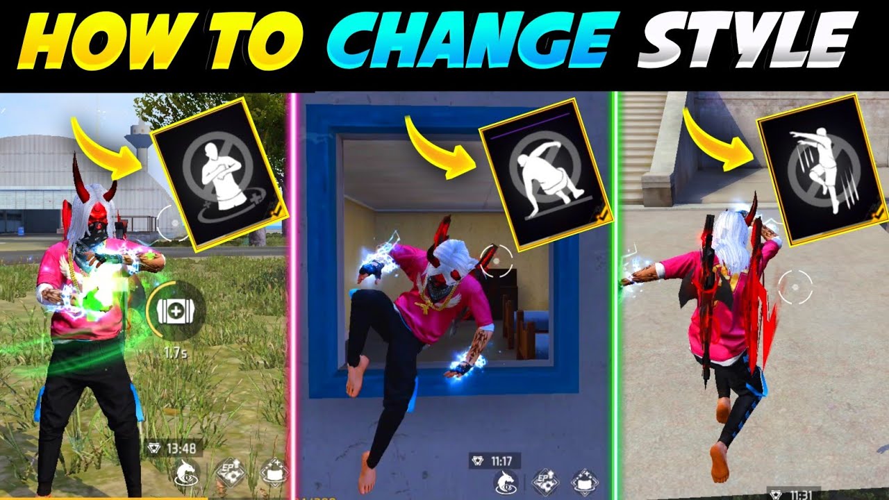 HOW TO CHANGE MEDIKIT POSTURE & JUMP WINDOW POSTURE & FALLING POSTURE ...