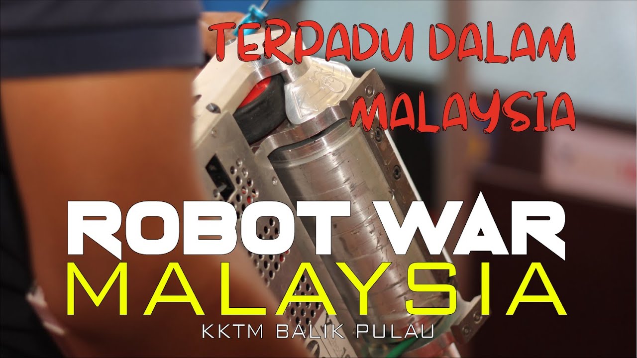 Robot war competition 8kg ( Malaysia ) KKTM Balik Pulau - YouTube