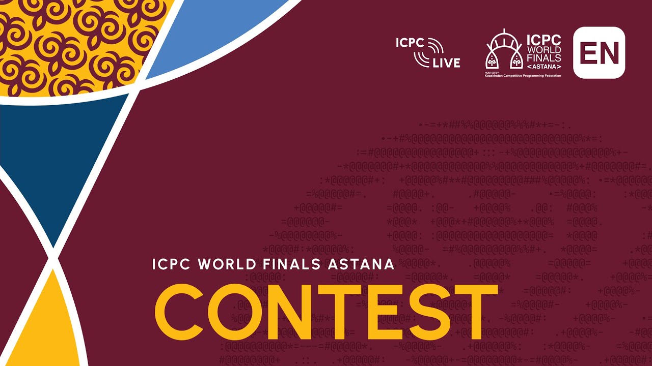 [EN] 2024 ICPC World Finals Astana - YouTube