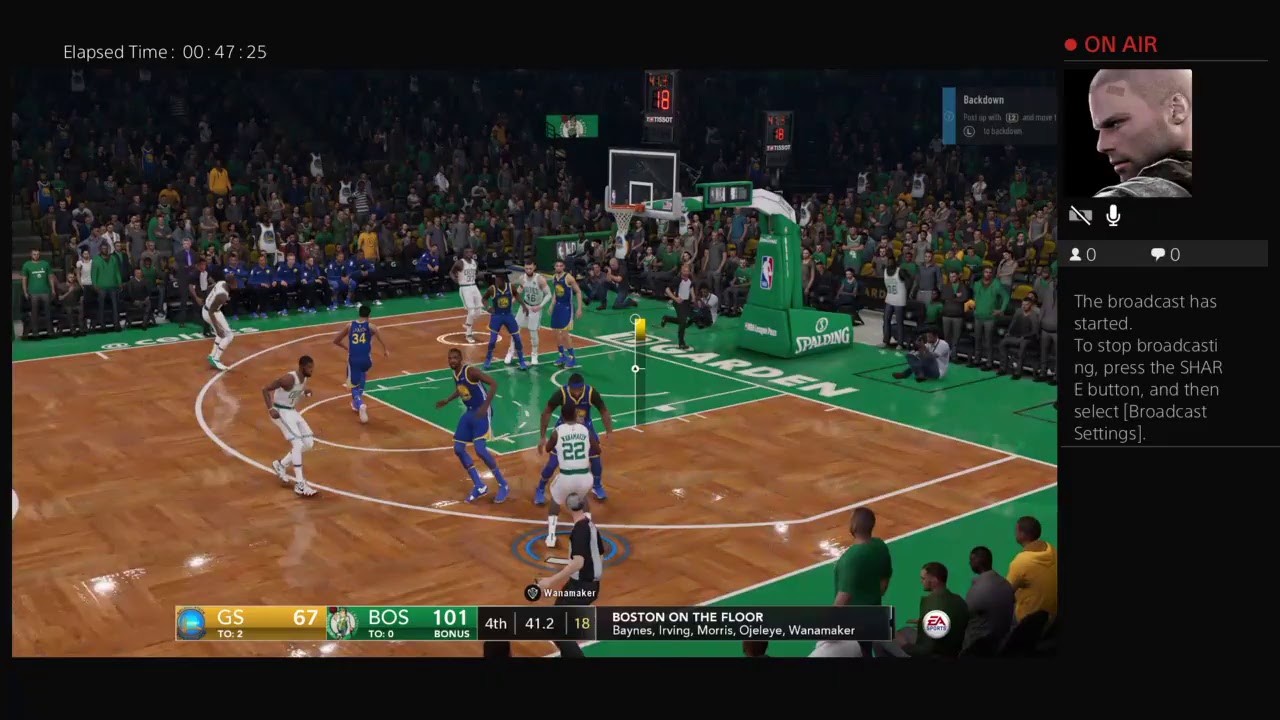 NBA live 19 gameplay with audio - YouTube