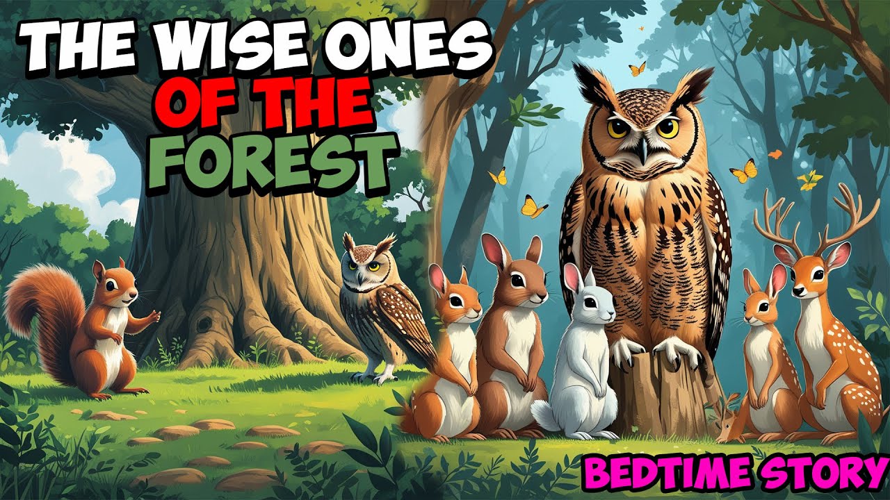 🦉🐿️The Wise Ones Of The Forest 🦉🐿️ #bedtimestory #bedtimefairytales # ...