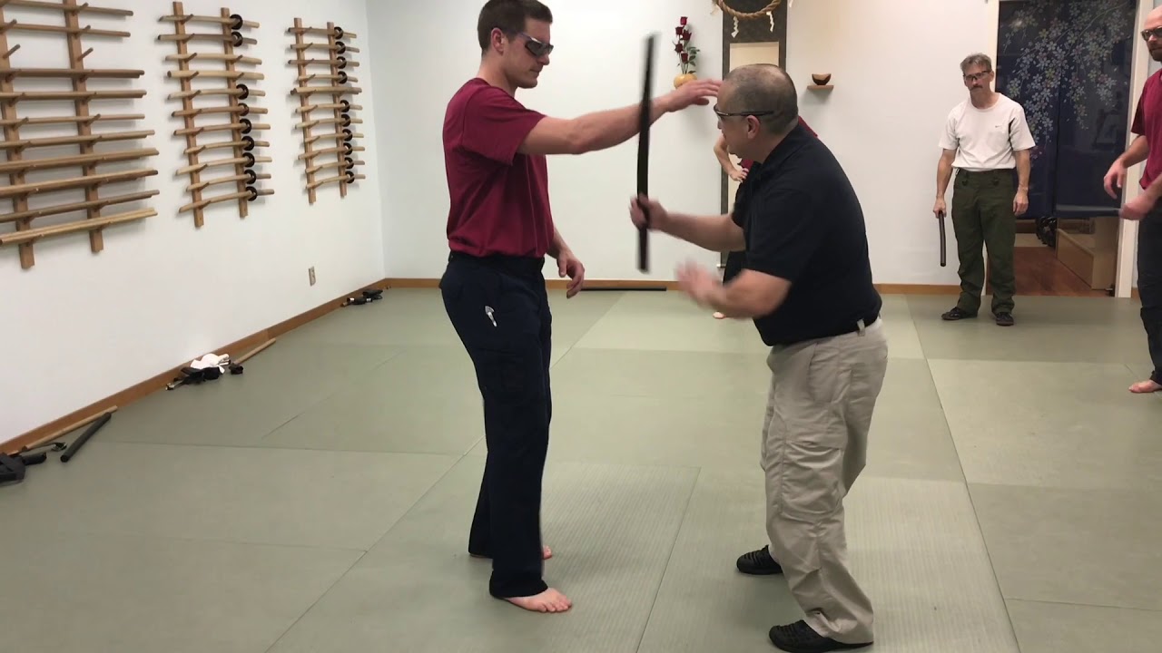 Aikido: Defensive Tactics - Baton, Atemi, and Kokyu-Nage - YouTube