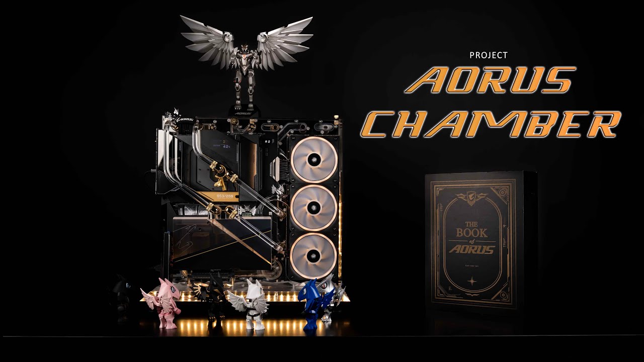 THE AORUS CHAMBER, 7000$ Scratch Build PC Full AORUS with RTX 4080 ...