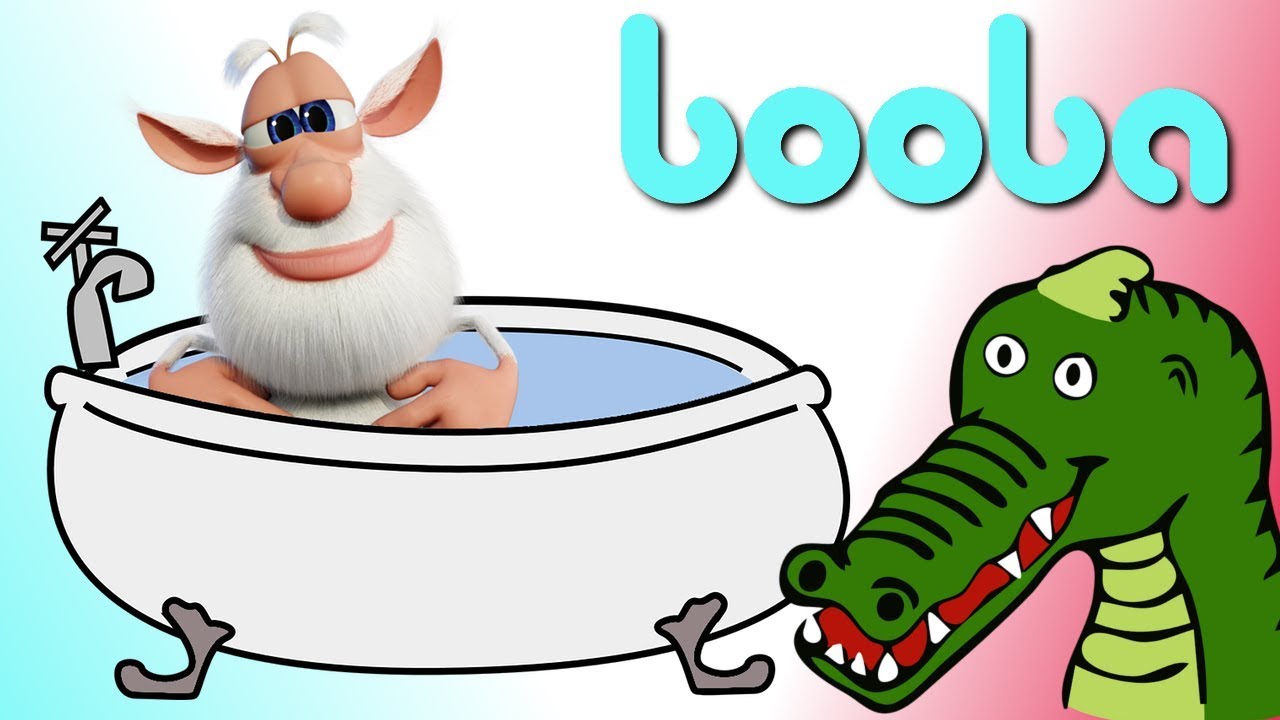 Booba - ep #2 - Crocodile in the bathroom 🐊 - Funny cartoons for kids ...