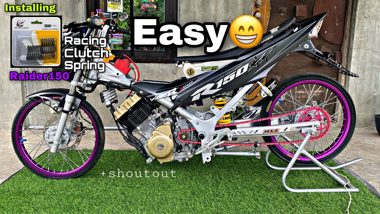 Installing Racing Clutch Spring on Raider 150 | Easy Install | Andreu ...