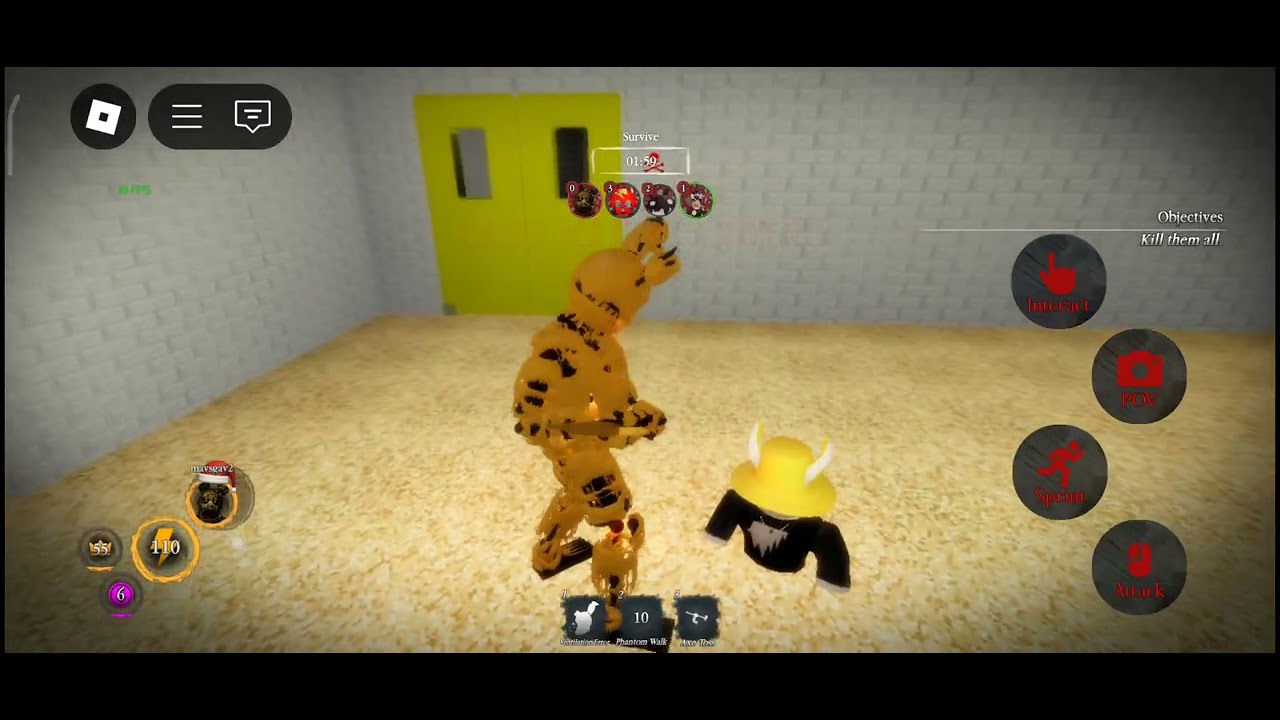 JUST A GAMEPLAY OF THE SPRINGTRAP GOLD SKIN - YouTube