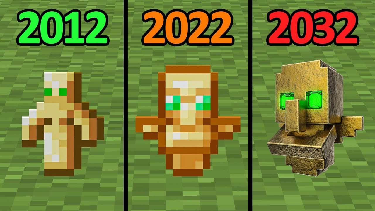 minecraft in 2012 vs 2022 vs 2032 - YouTube