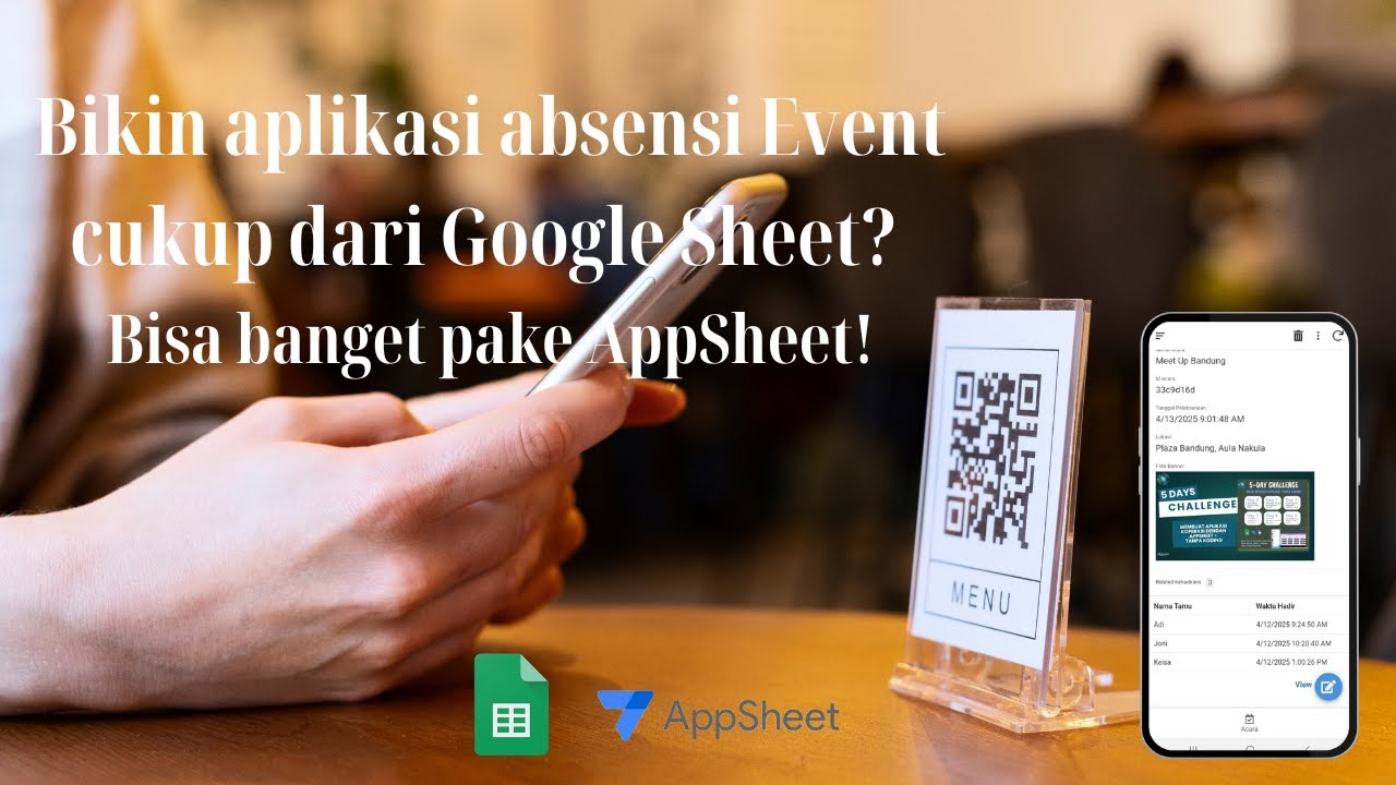 30 Menit Membuat Aplikasi Absensi Event tanpa Koding dari Google Sheet ...