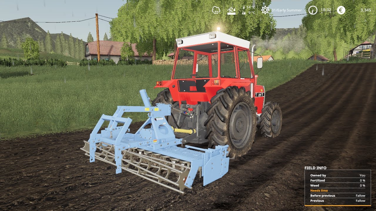 FS19 UTH MAPA EP#30 NOVI 577 SA ROTO DRLJACOM SPREMANJE NJIVE ZA SETVU ...