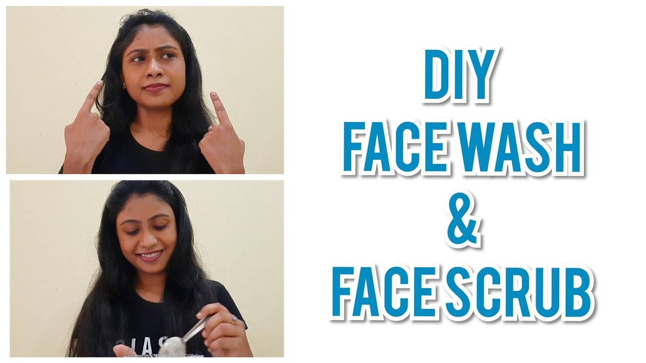 DIY Face wash & face scrub - YouTube