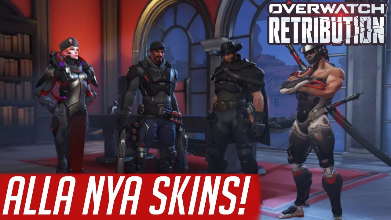 ALLA NYA SKINS - RETRIBUTION! [Overwatch] - YouTube