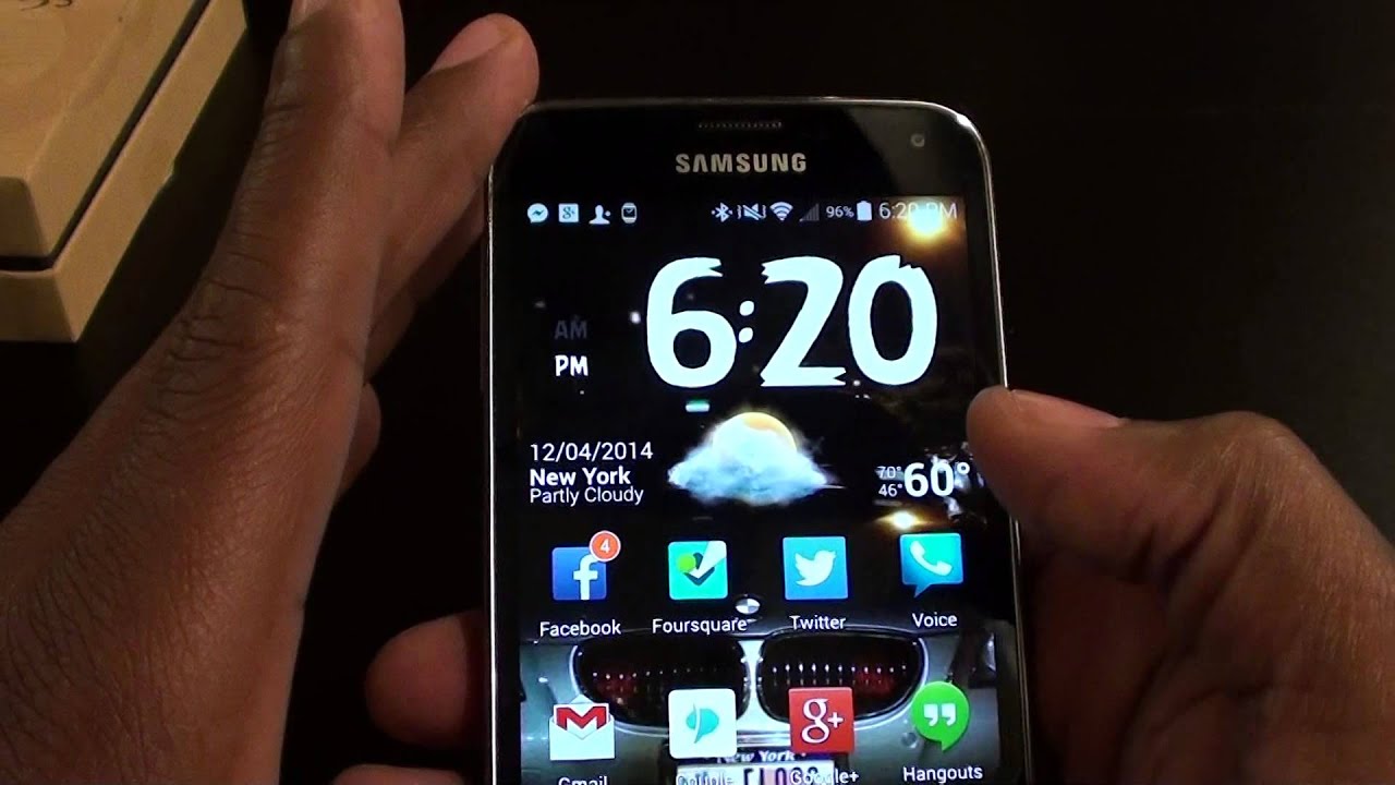 Samsung Galaxy S5 Unboxing and First Impressions - YouTube