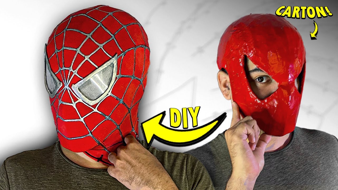 Hice la Máscara de SAM RAIMI (SPIDER-MAN 2002) - YouTube