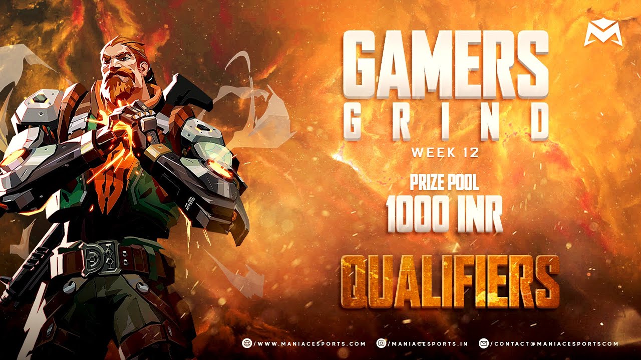 Gamers Grind Week 12 | Qualifiers Day 1 | Maniac esports | ‪@riotgames ...
