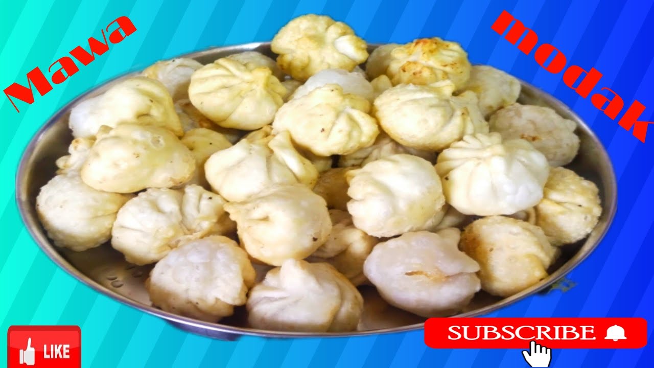 How to make Mawa modak at home, without mold - YouTube