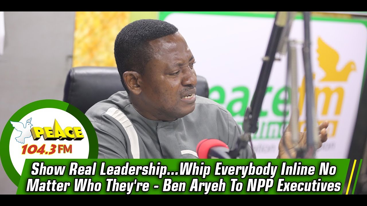 Show Real Leadership...Whip Everybody Inline No Matter Who They're ...