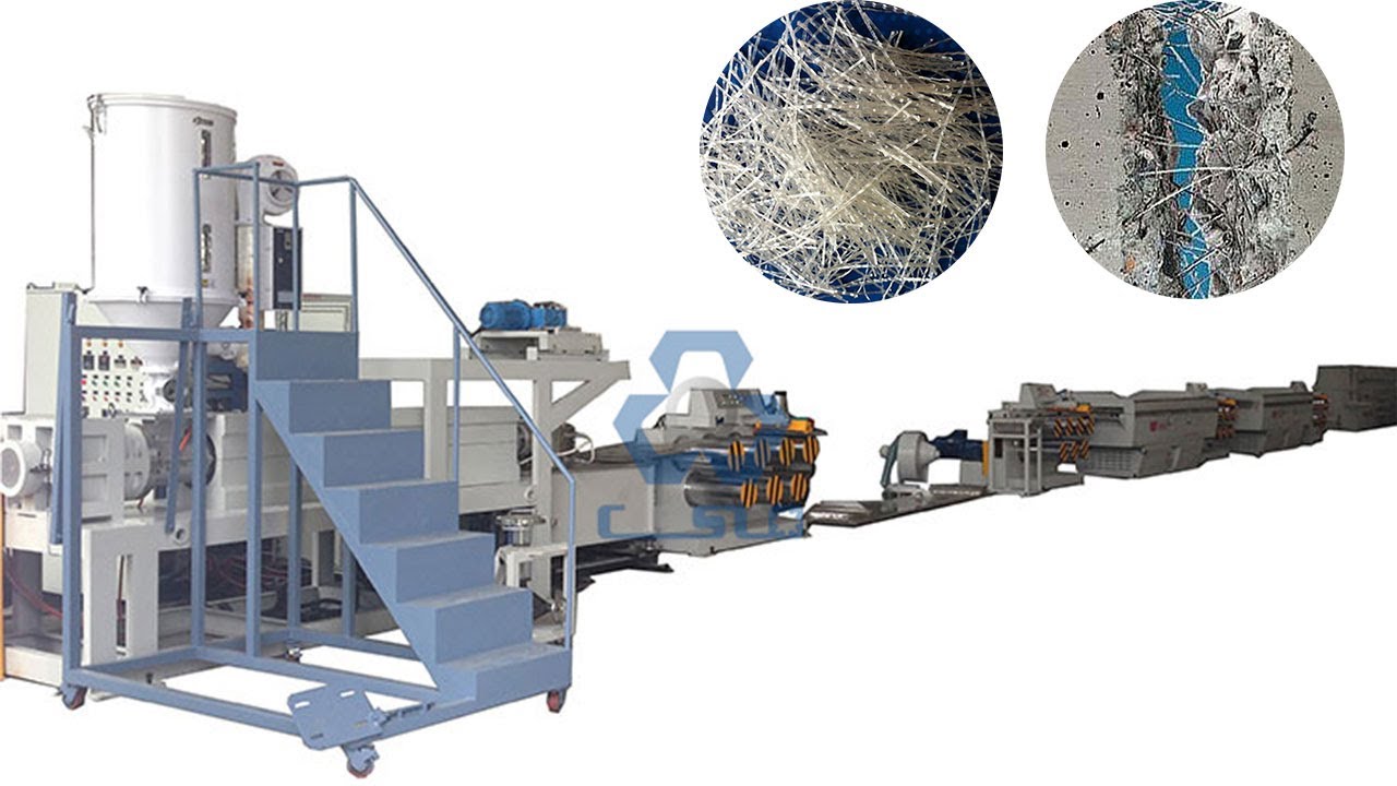 CONCRETE REINFORCED MONOFILAMENT PRODUCTION LINE | EXTRUSION | MAKING ...
