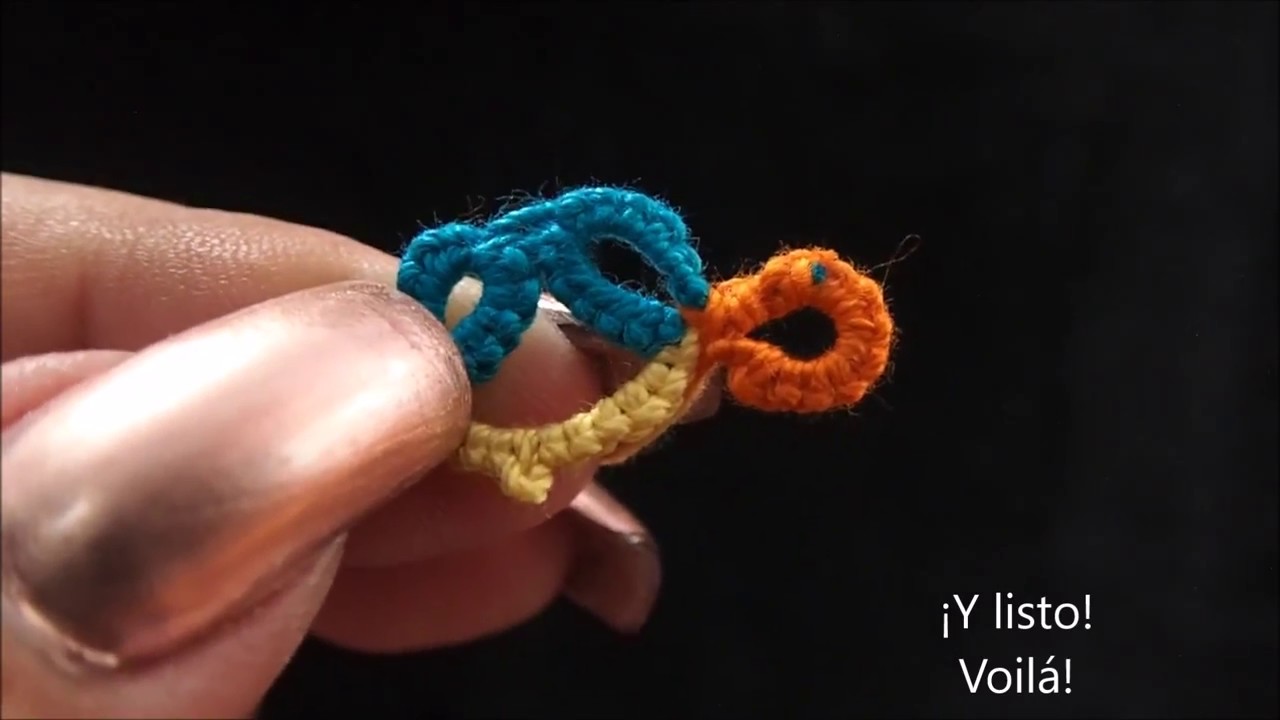 Frivolite Tatting Lesson 172-adding thread with LHK-añadir hilo con NBL ...