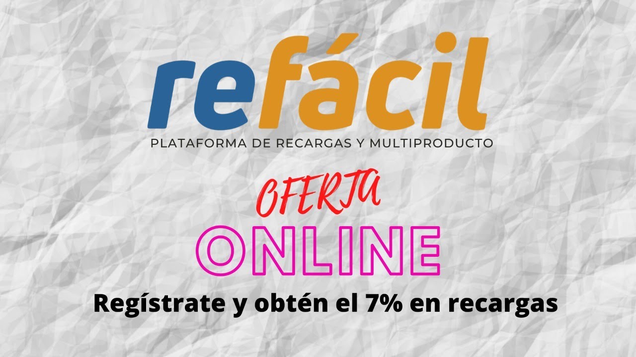 Super pagos refacil Tel: 314 694 3348 plataforma de recargas y multiproducto recargafacil - YouTube