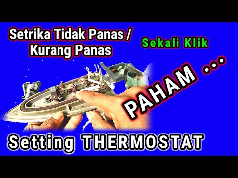 Cara memperbaiki Setrika Kurang Panas/Tidak Panas sangat mudah