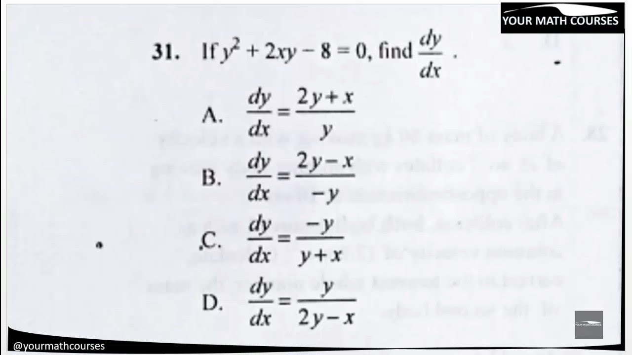 WASSCE 2024 Elective Mathematics Paper 1 Question 31 - YouTube