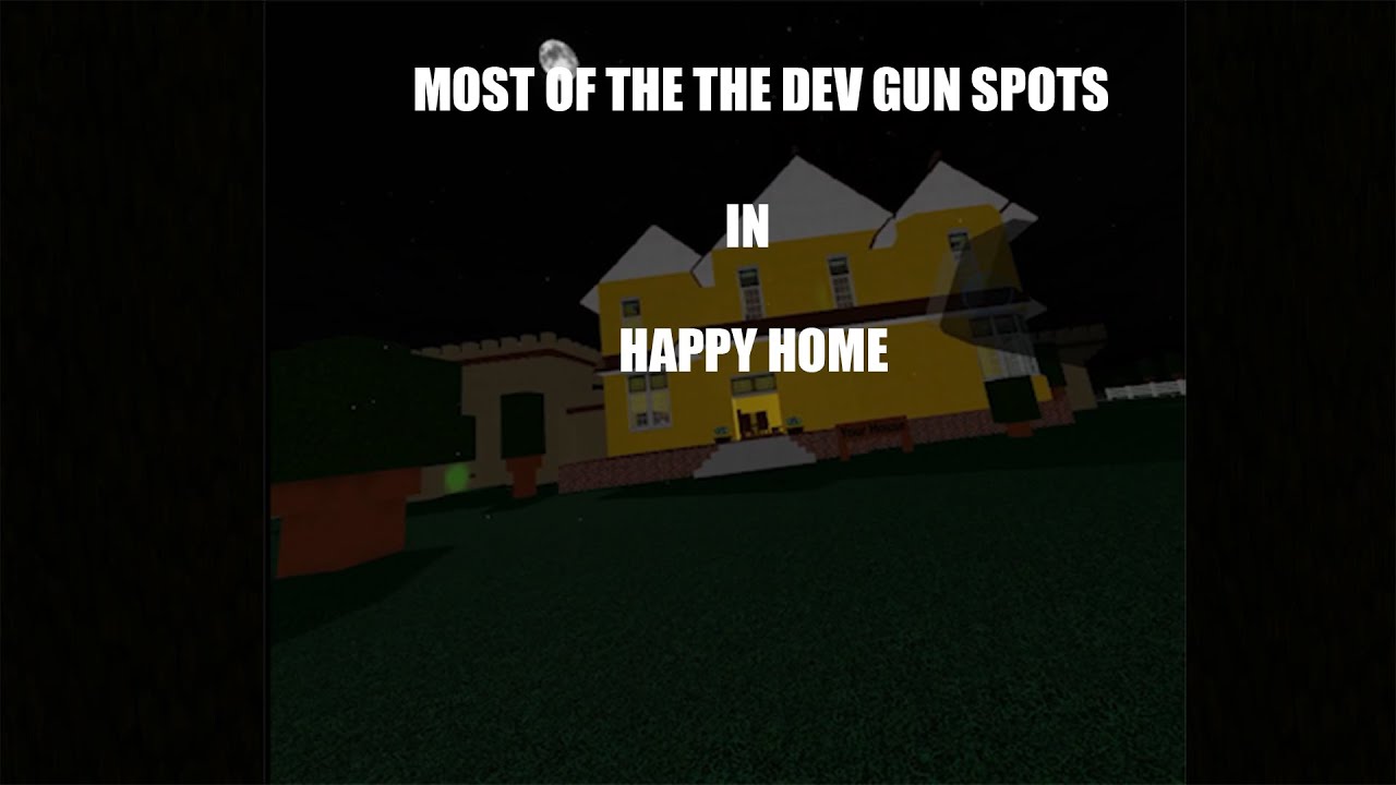 how to get all secret guns in ROBLOX opposer VR (HAPPY HOME) - YouTube