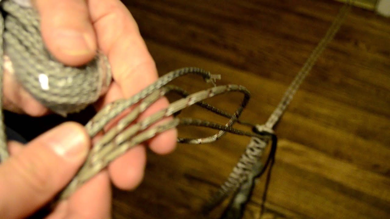 Paracord Rifle Sling ... (How to) - YouTube
