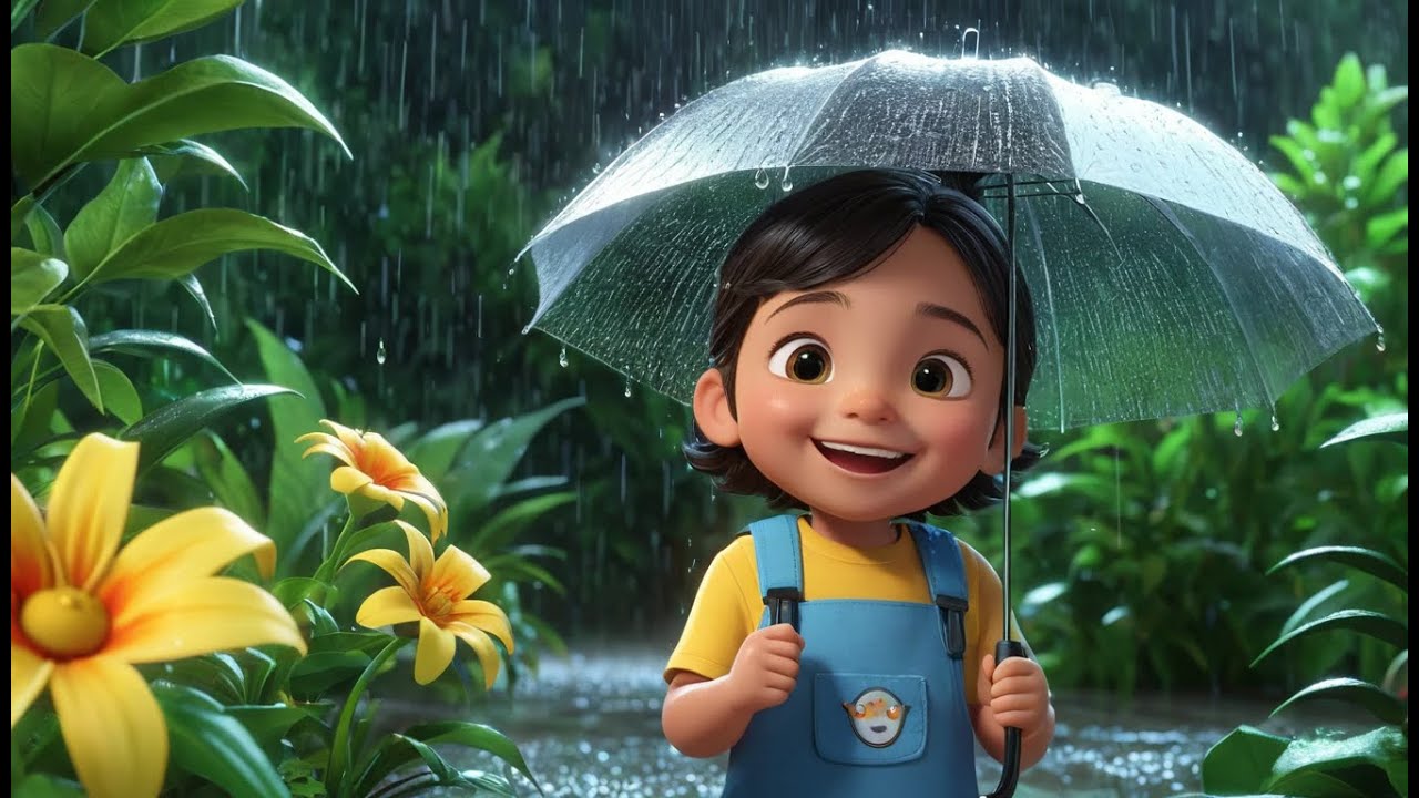 Rain, Rain, Stay and Play | Fun and Cheerful Song for Kids | Nursery ...