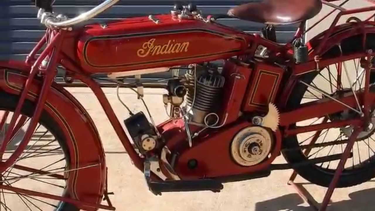1918 Indian Powerplus Single - YouTube