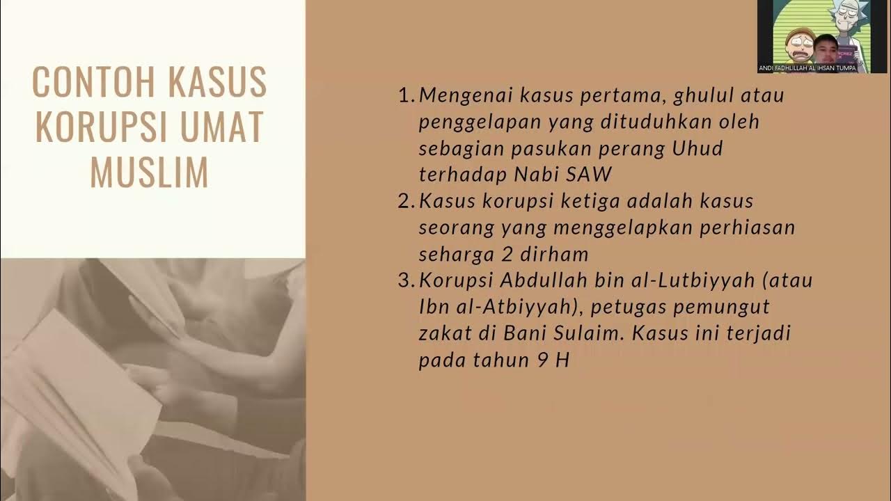 KORUPSI DAN UPAYA PEMBERANTASANNYA DALAM PERSPEKTIF ISLAM | KELOMPOK 4 - YouTube