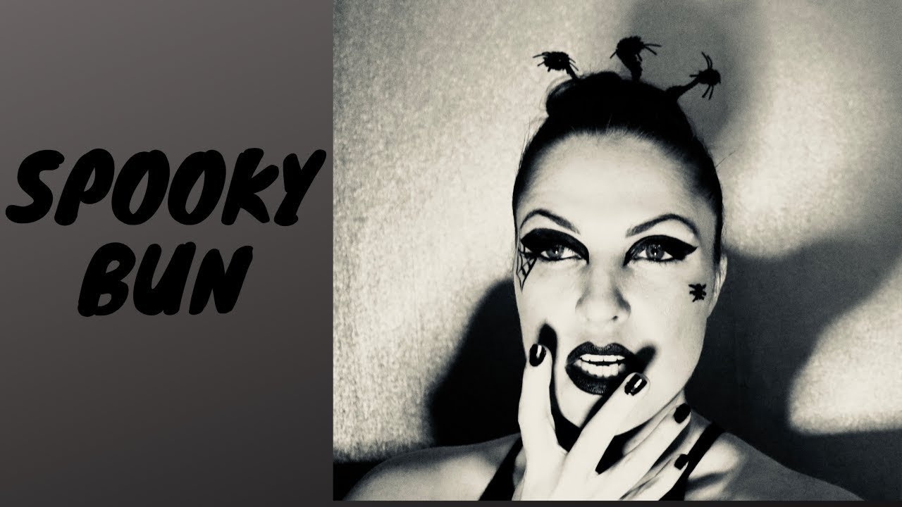 tight twist Spider Bun, Halloween Hairstyles - YouTube