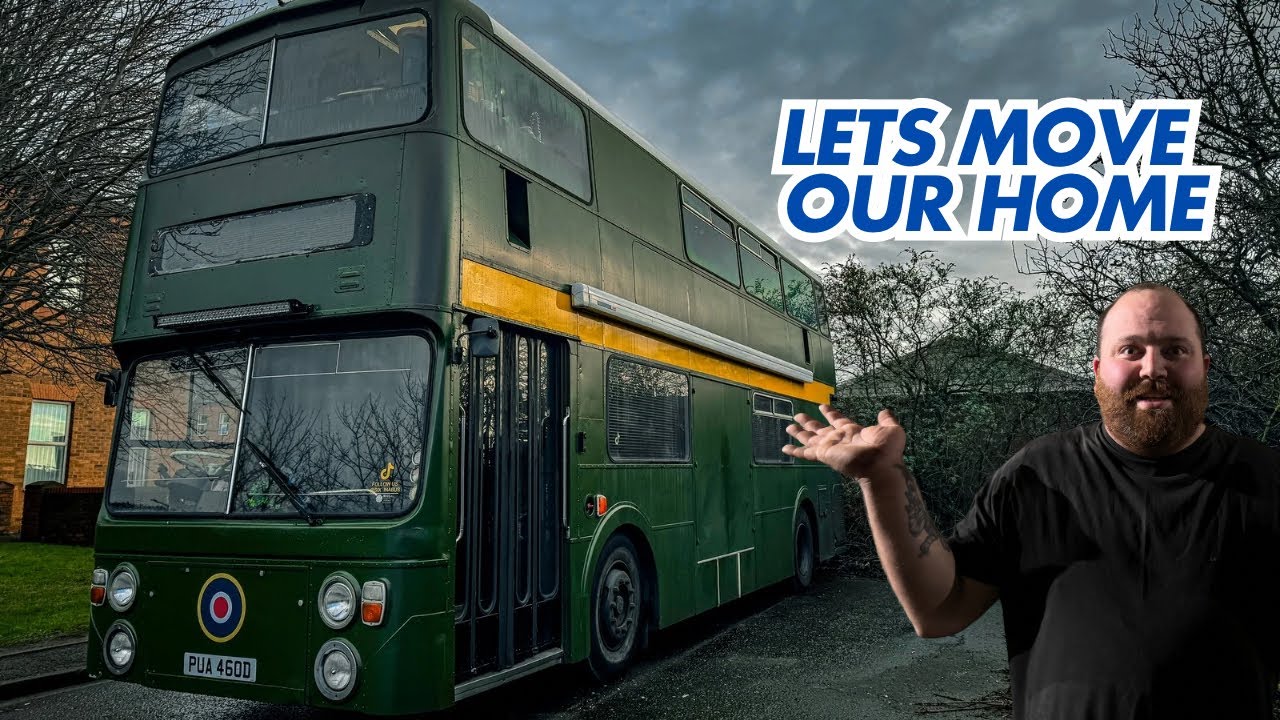 Let's Drive Our DIY Bus Conversion Home! #buslife - YouTube