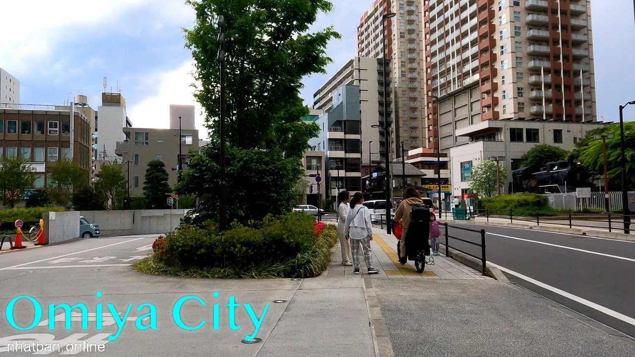 Walking tour around Omiya city Saitama on April | Japan Walk @Explore ...