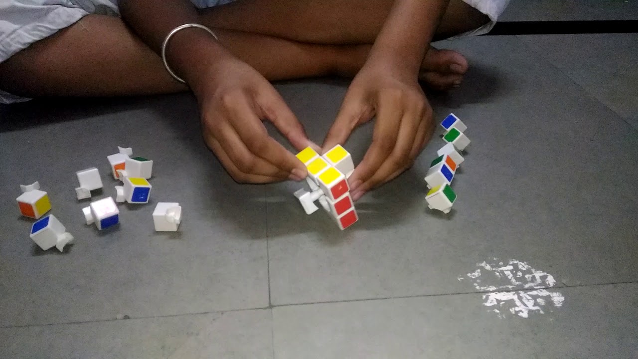 How to fix the problem of Rubik's cube.[simple steps.):) - YouTube