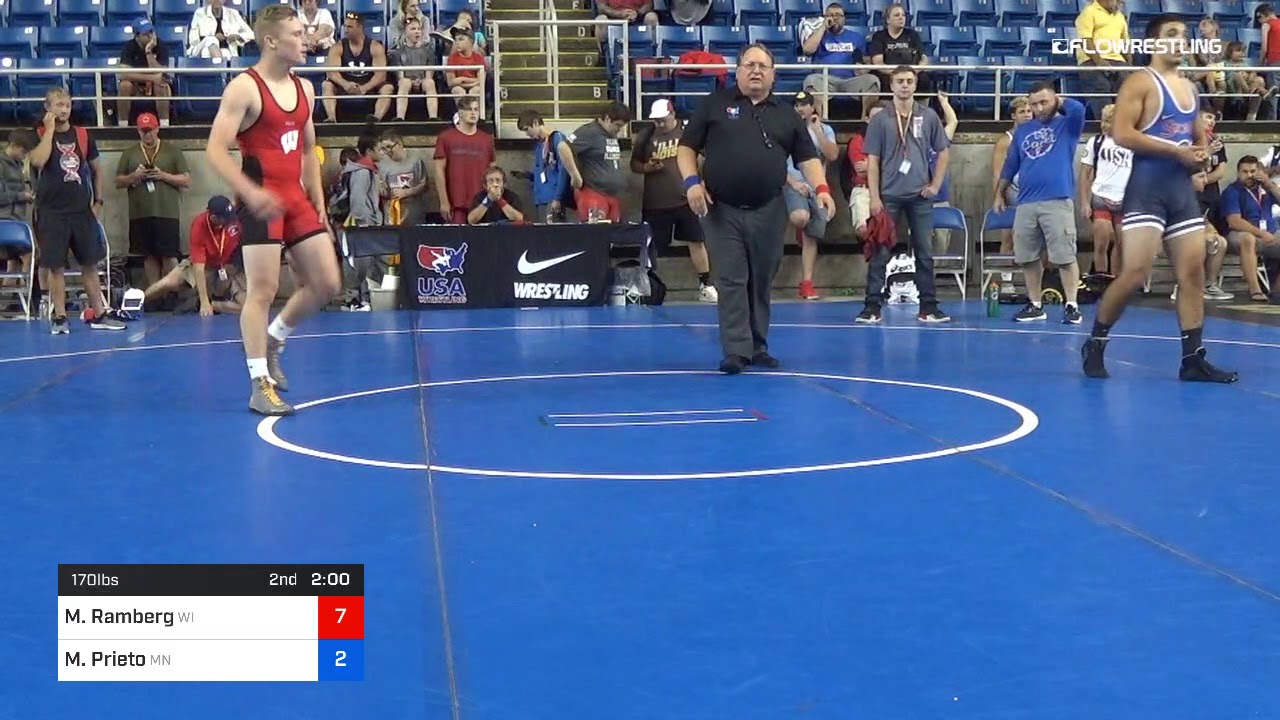 170 Lbs Cons 32 2 Max Ramberg Wisconsin Vs Martin Prieto Minnesota ...