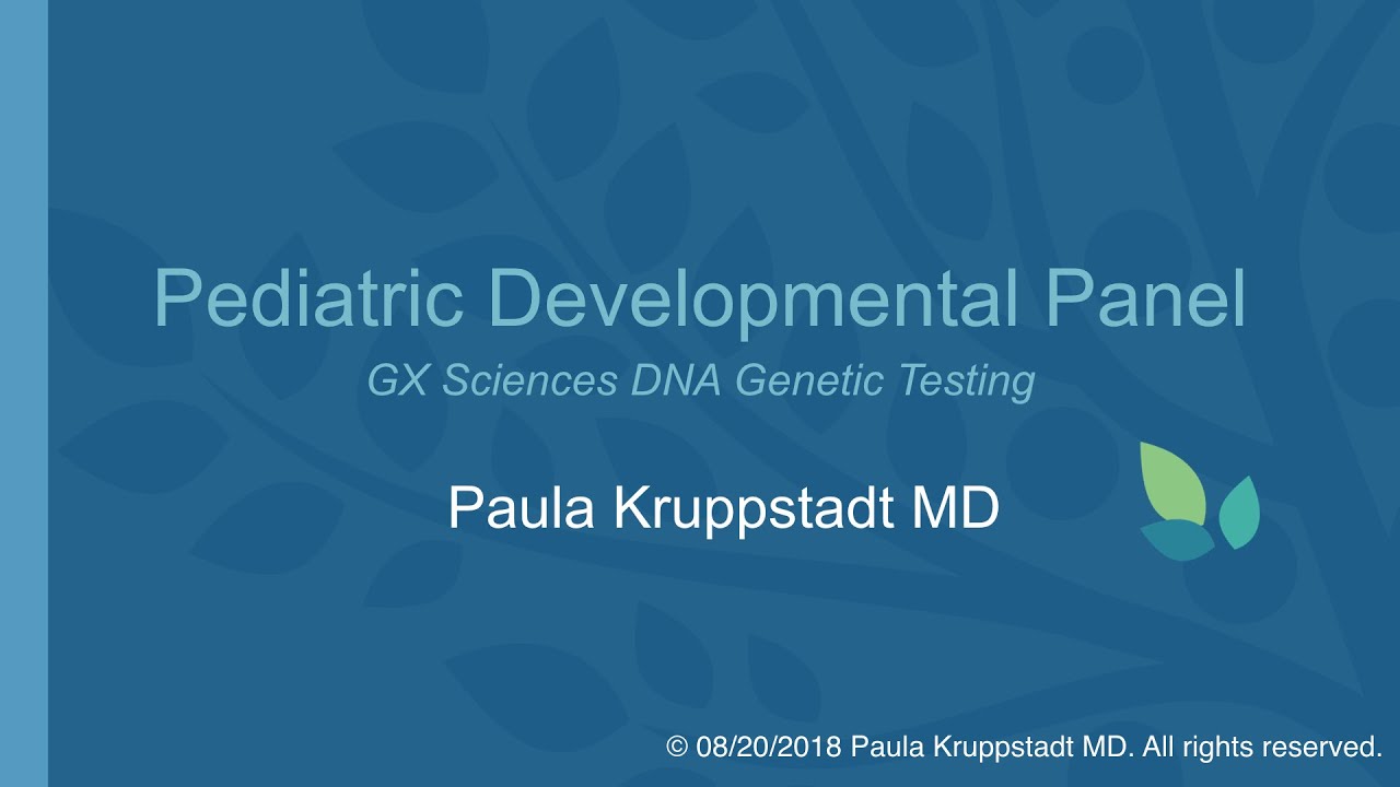 Pediatric Development DNA Test - YouTube