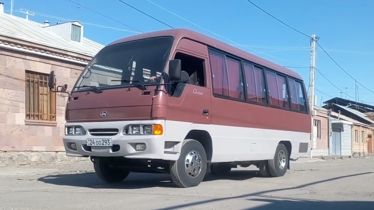 Hyundai Chorus Deluxe Bus 2002 Turbo-Diesel Made In Korea 🇰🇵 - YouTube