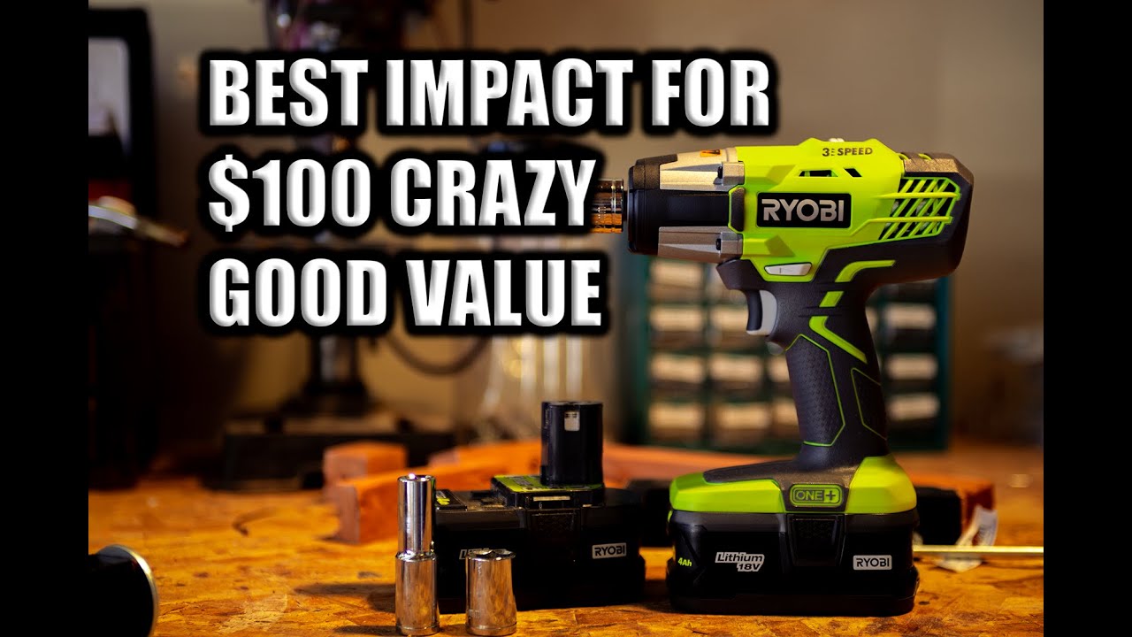 RYOBI 18V ONE+ 1/2 IN IMPACT WRENCH - CRAZY GOOD!? - FLOWING JACK - YouTube