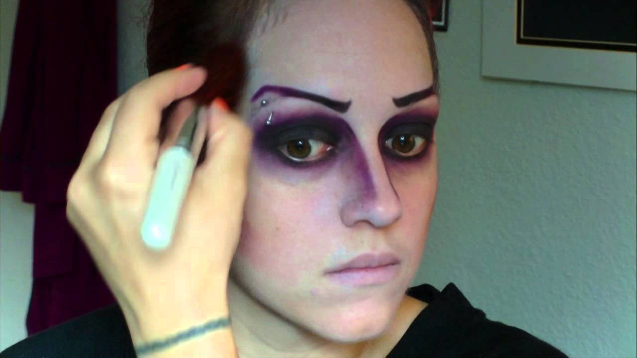 Evil Sorceress Makeup Tutorial - YouTube
