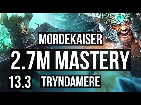 MORDE vs TRYNDA (TOP) | 2.7M mastery, 700+ games, Legendary, 9/3/6 | KR Master | 13.3