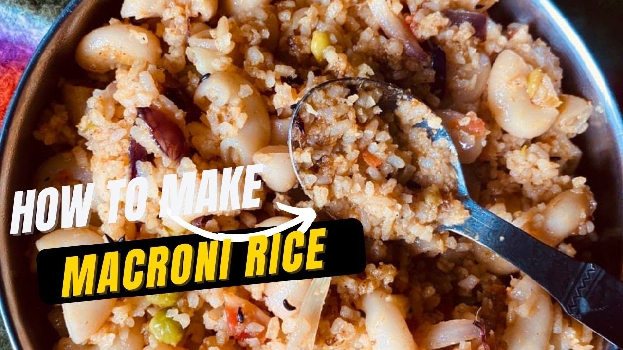 Mackroni Rice cooked by kamal | punjabi munda | First Time Cooking ...