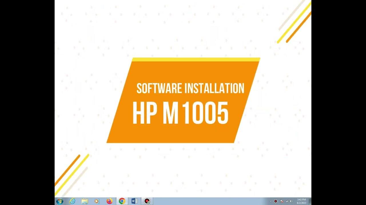 HP LASERJET M1005 MFP SOFTWARE INSTALLATION #hpprinter #HP M1005 - YouTube