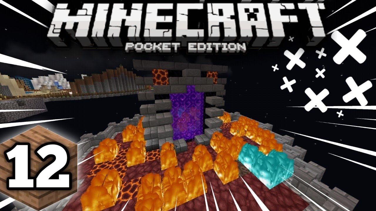 Nether Portal Diatas Langit - Minecraft One Block - YouTube