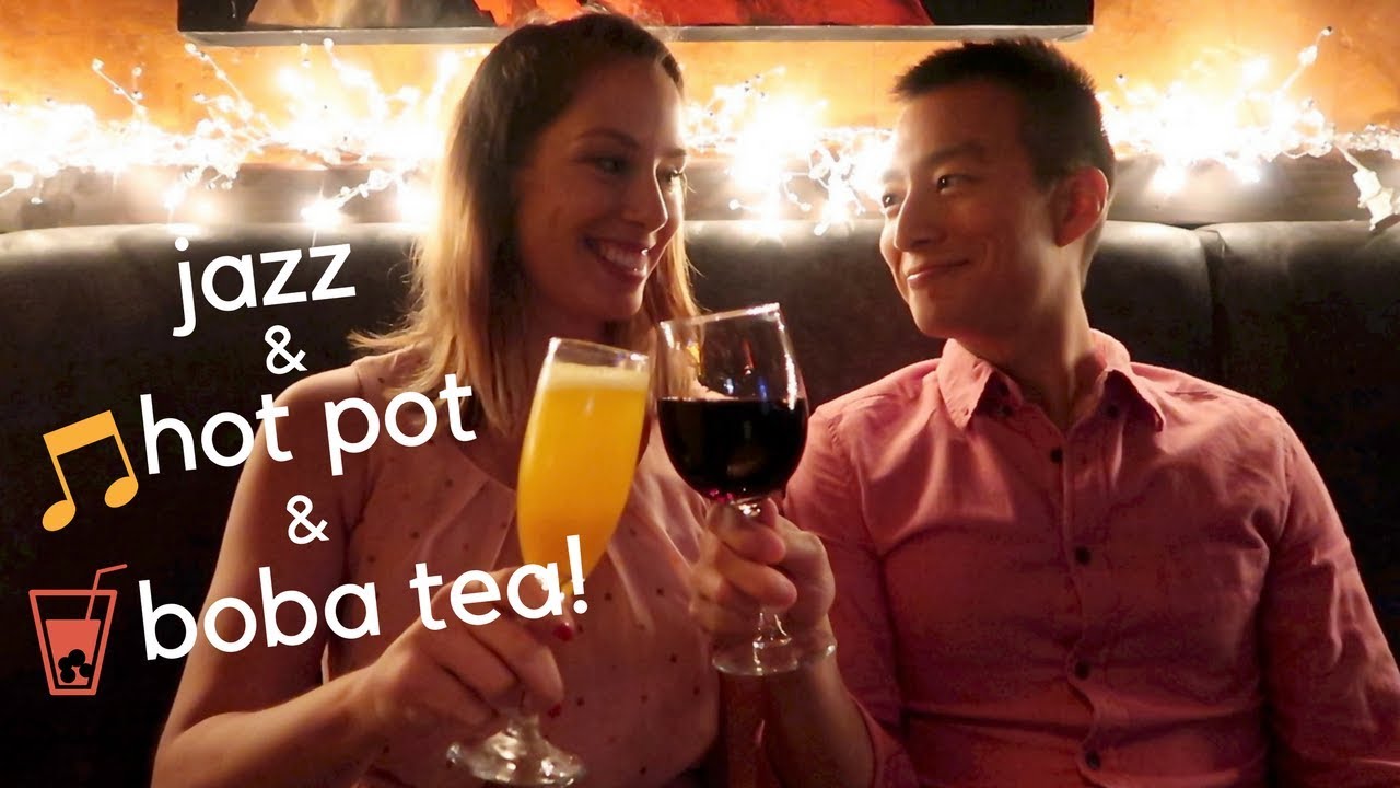 Hot pot, Bubble tea, and Jazz in Dallas! - YouTube