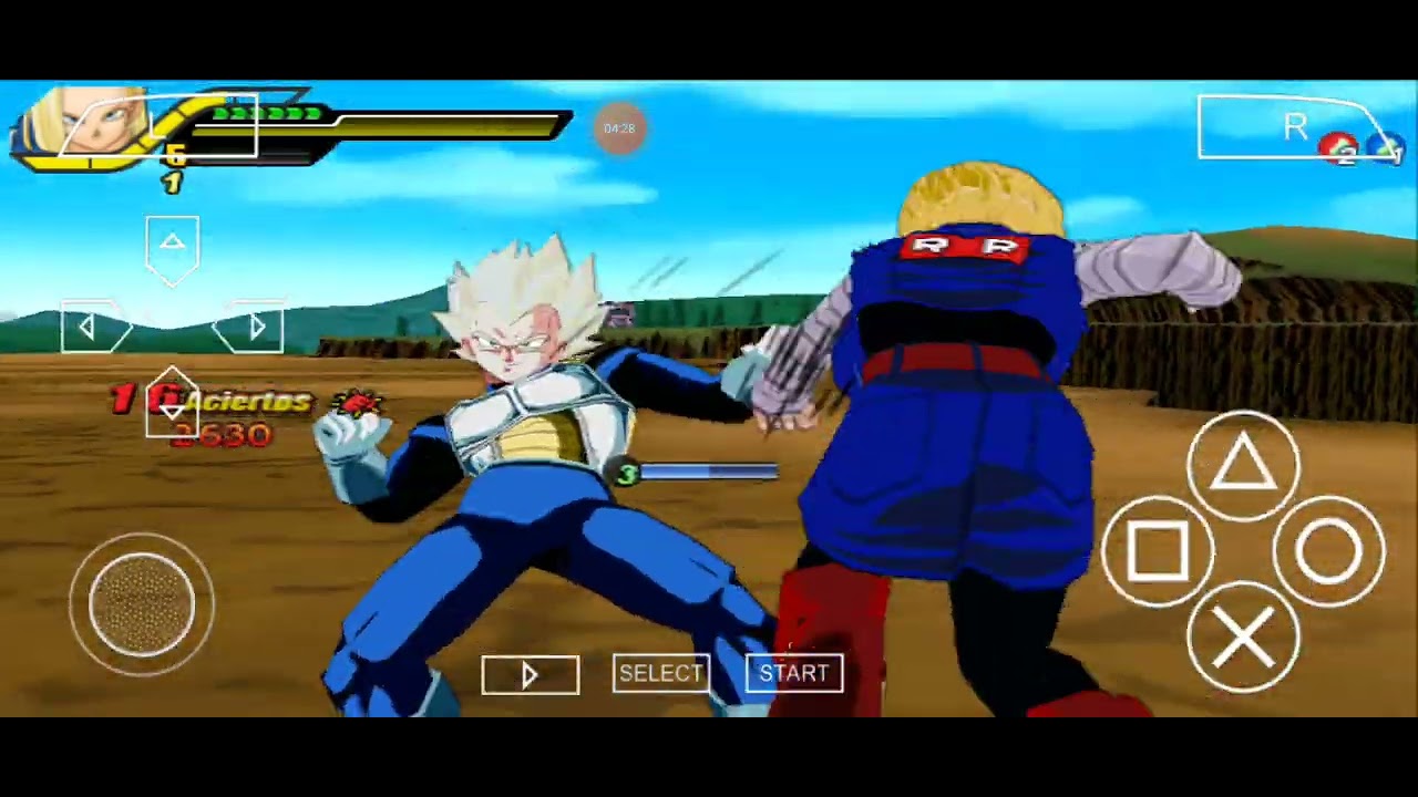 Vegeta vs Androide N18 DBZ TTT Latino Snapdragon 460. - YouTube