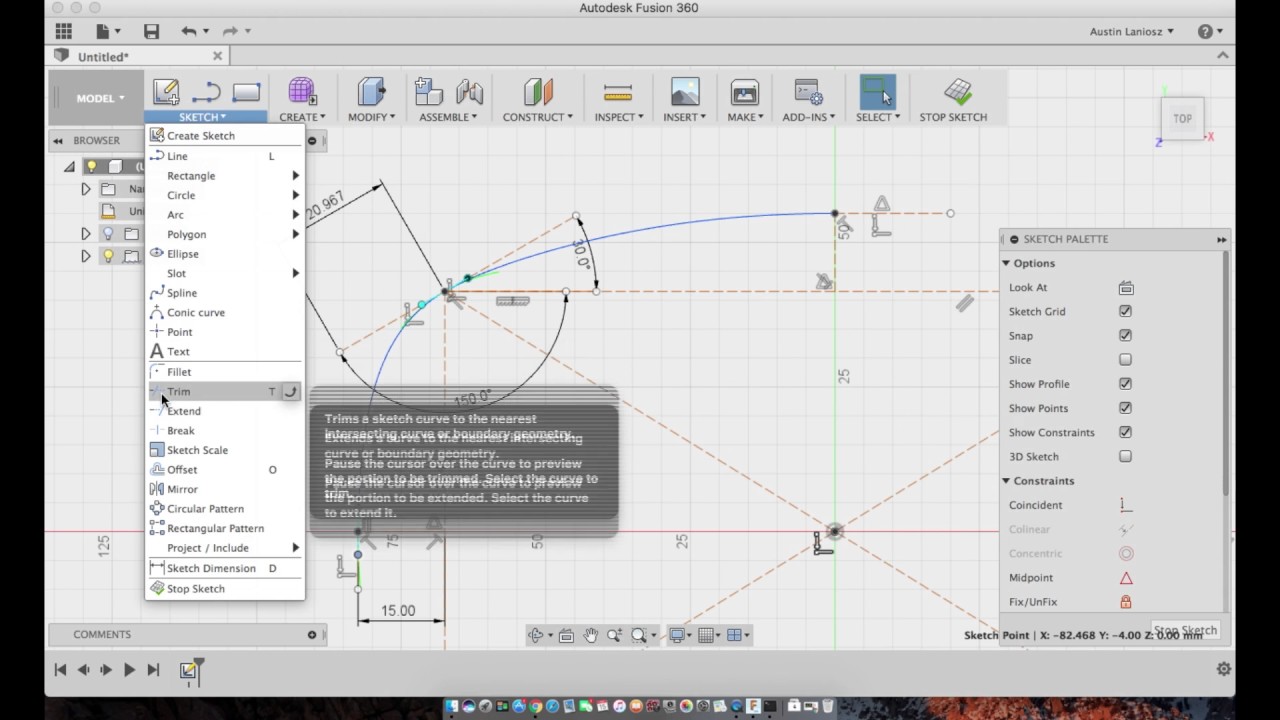 Fusion360 - Building Tangent Surfaces Tutorial - YouTube