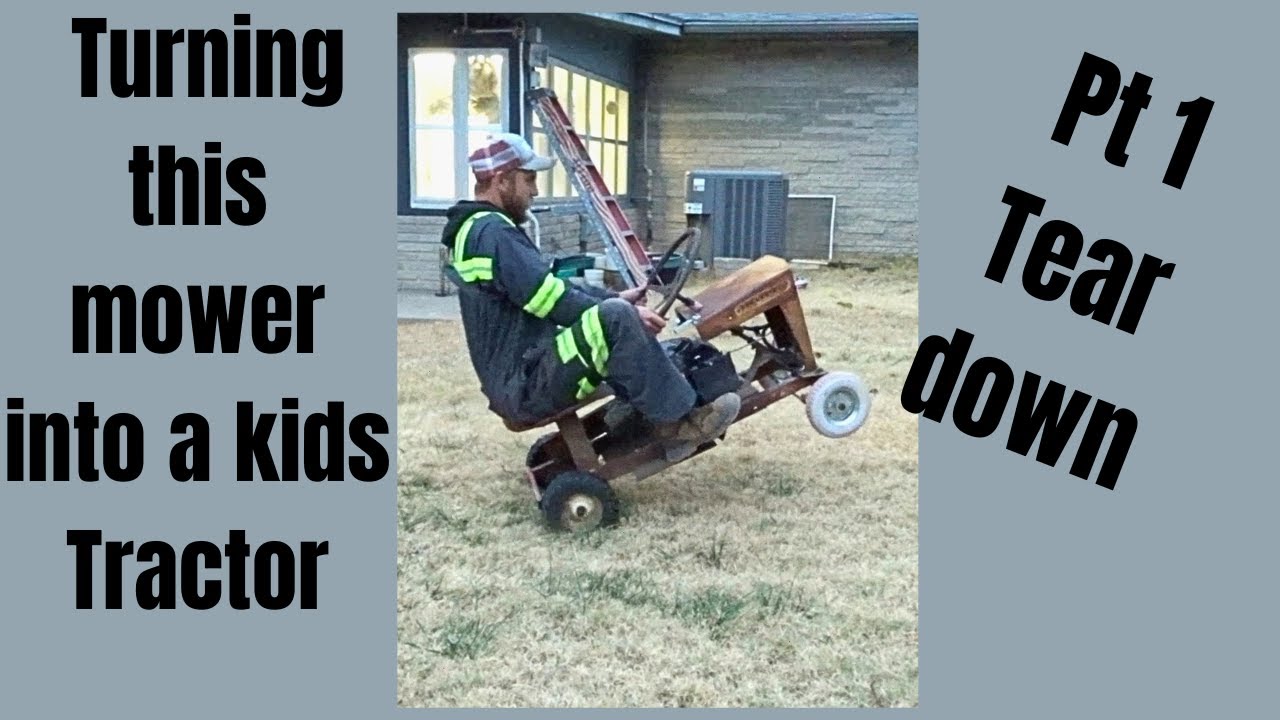 Restoring the Smallest Riding Mower Ever Produced: Part 1 - YouTube