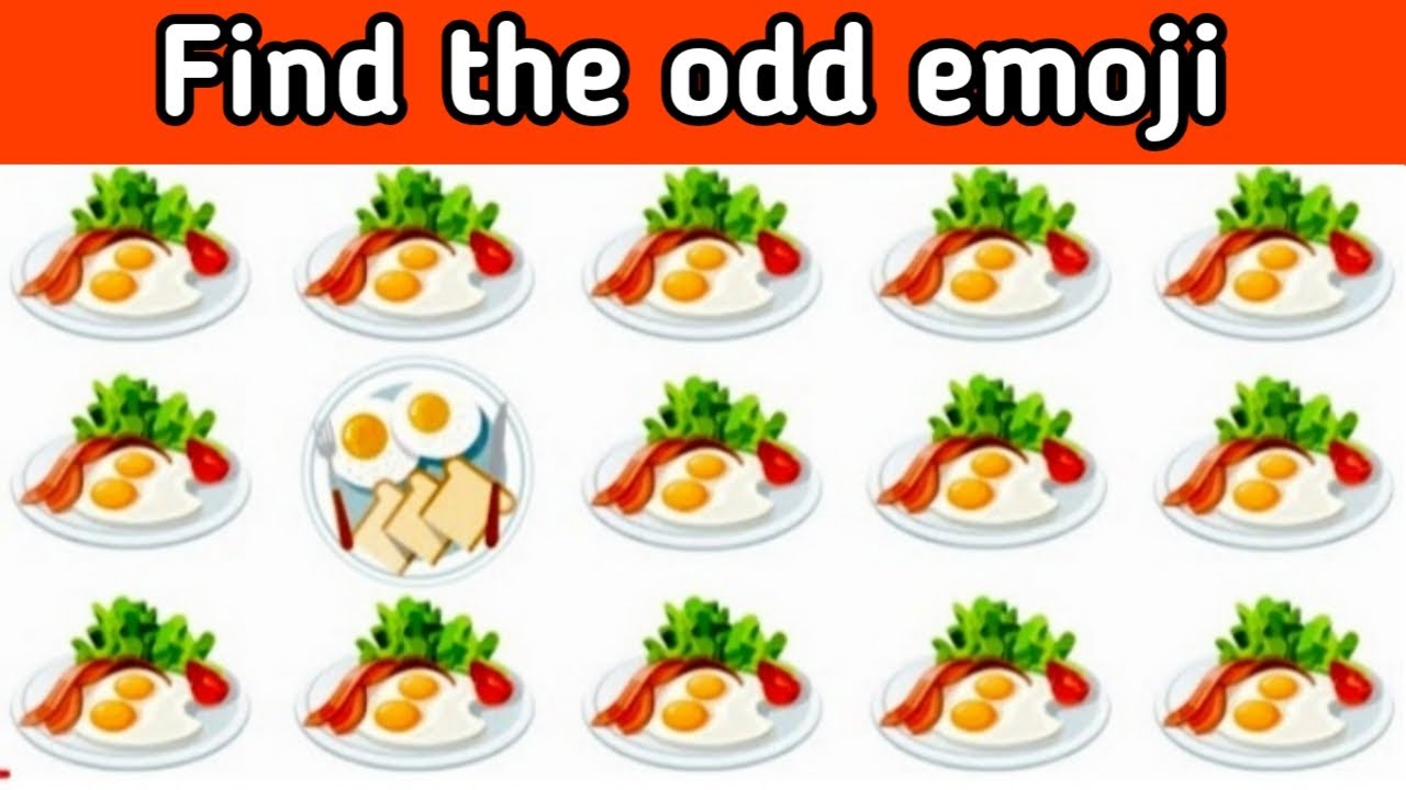 FIND THE ODD EMOJI OUT in these Emoji Puzzles! #70 | Odd One Out Puzzle ...