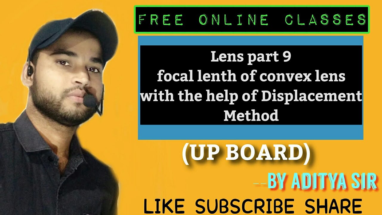 Lens Part 9 determination of Focal lenth of convex lens with the help ...